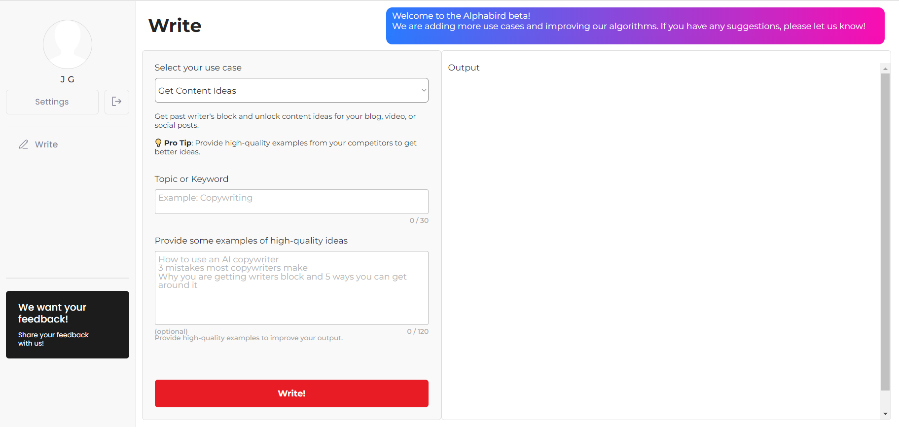 💡 Struggling to come up with new content ideas? Our Alphabird AI got ...